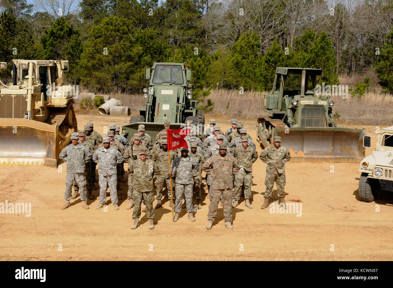 S.C. Army National Guard Soldiers with 122nd Engineer Battalion, 59th ...