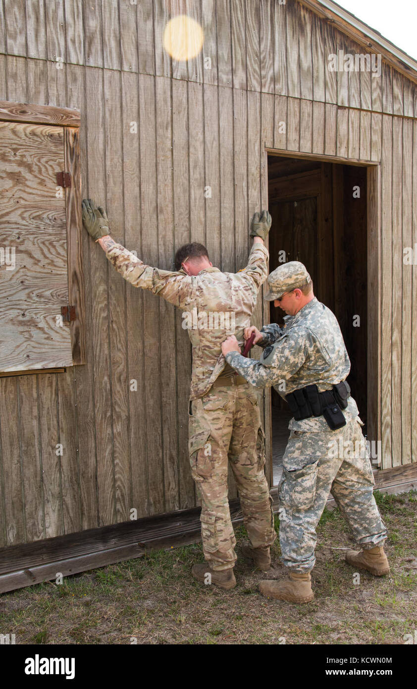 U.S. Army Spc. Evan VanEvery, a team member with the South Carolina ...