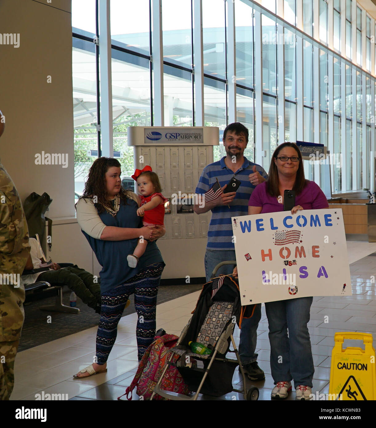 Family friends return from hi-res stock photography and images - Alamy