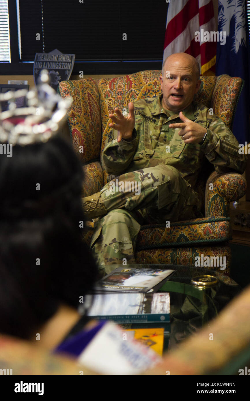 Maj. Gen. Robert E. Livingston Jr., adjutant general for South Carolina ...