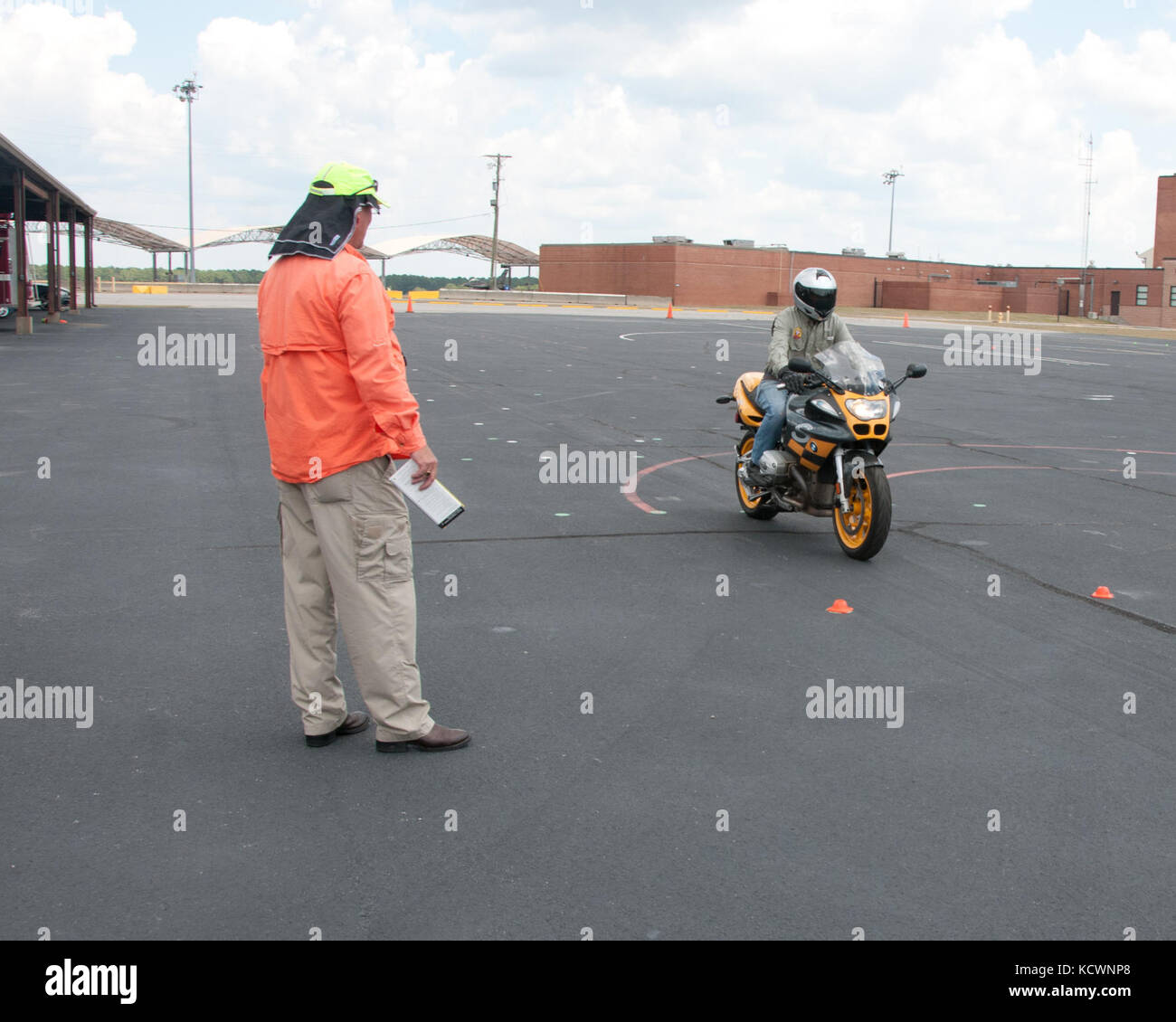 Members of the South Carolina National Guard attend the motocycle Basic ...