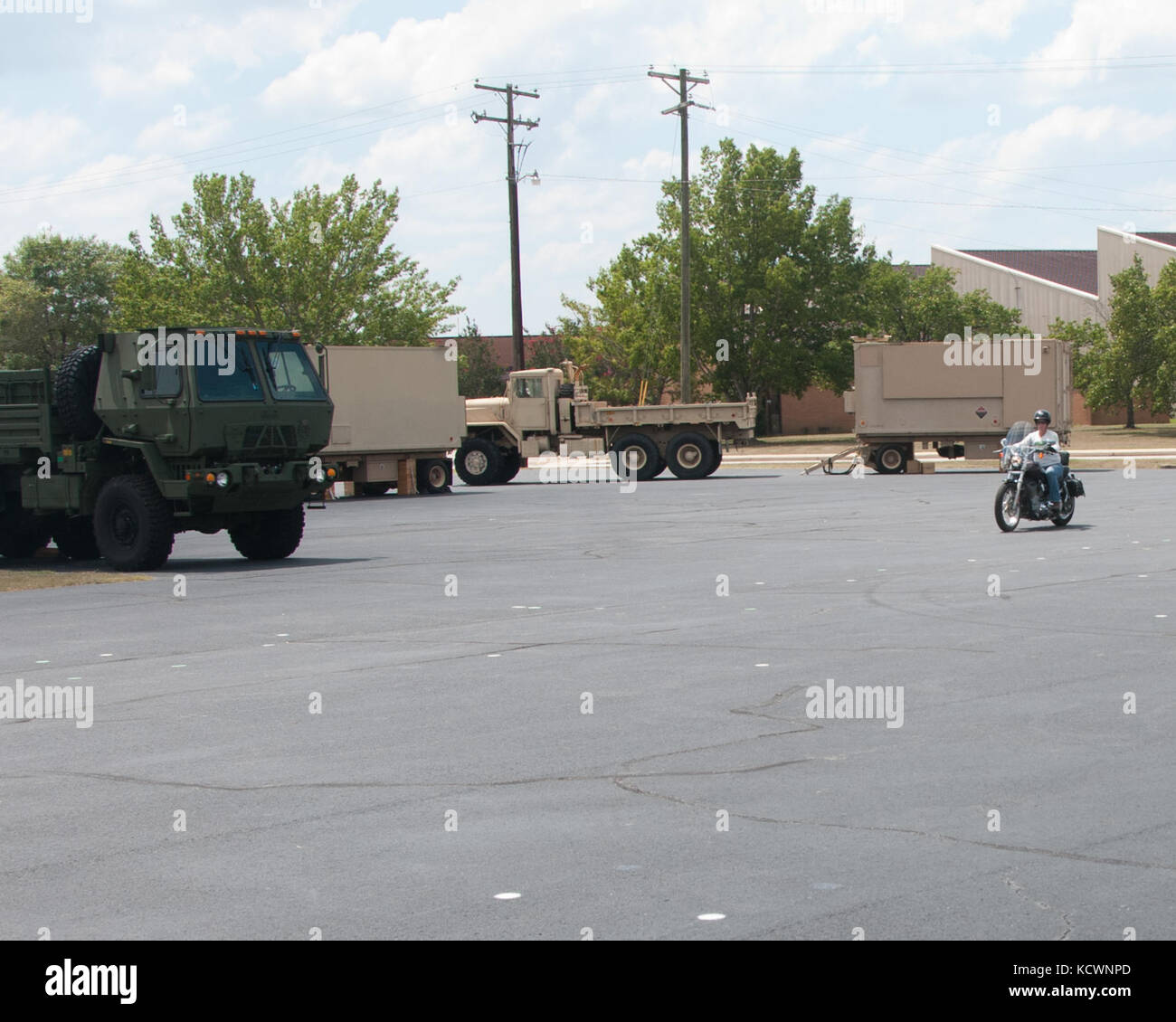 Members of the South Carolina National Guard attend the motocycle Basic ...