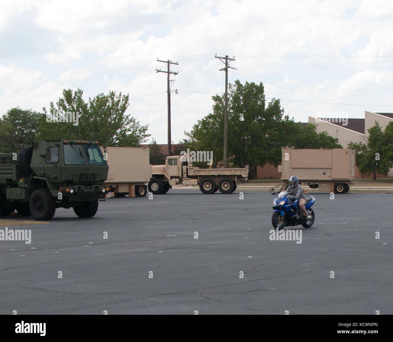 Members of the South Carolina National Guard attend the motocycle Basic ...