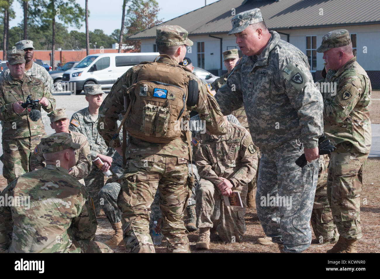 U.S. Army Brig. Gen. R. Van McCarty, Deputy Adjutant General, South ...