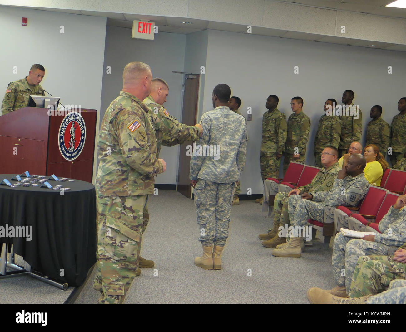 Combat patch ceremony hi-res stock photography and images - Alamy