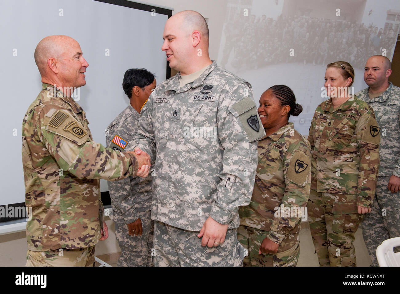 U.S. Army Brig. Gen. Brad Owens, Director of Joint Staff for the South ...