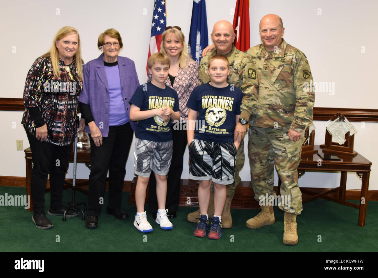 U.S. Army Col. Jody Dew is honored on the day of his retirement at a ...