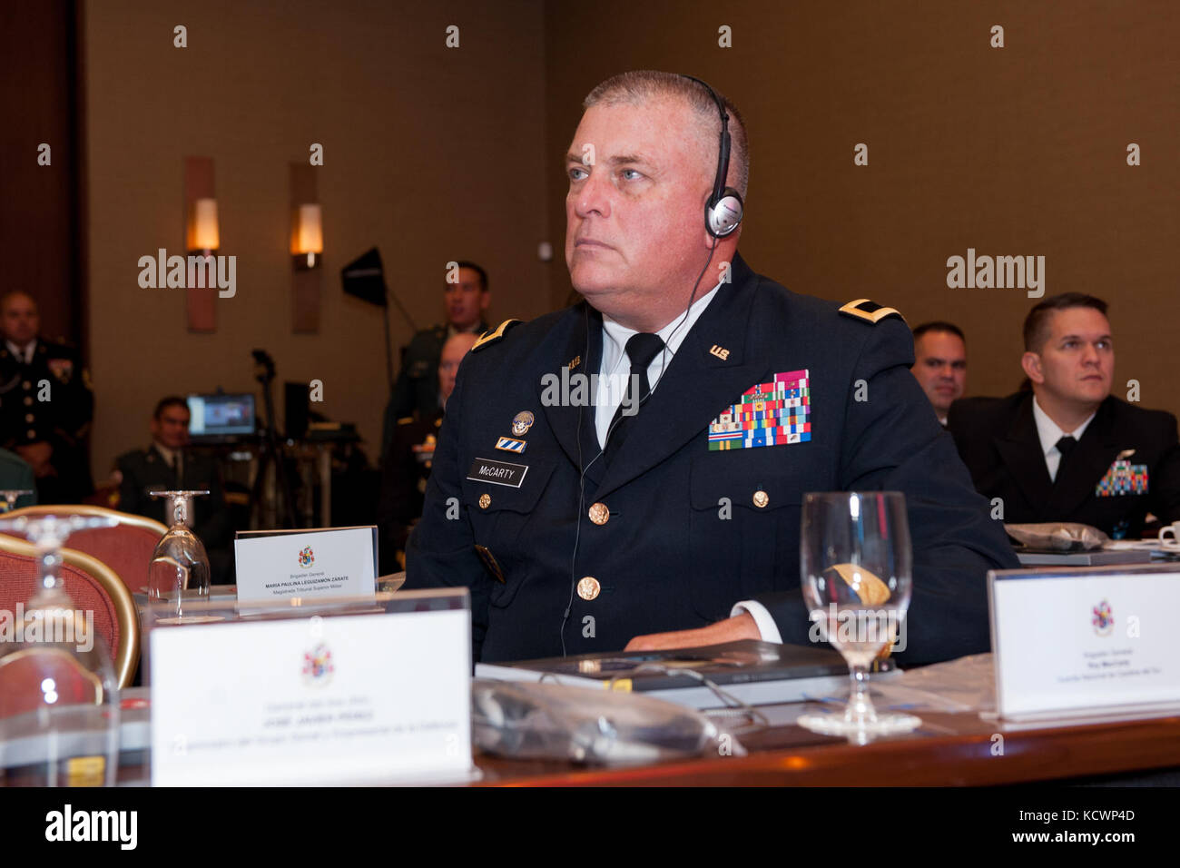 U.S. Army Brig. Gen. R. Van McCarty, the deputy adjutant general of ...