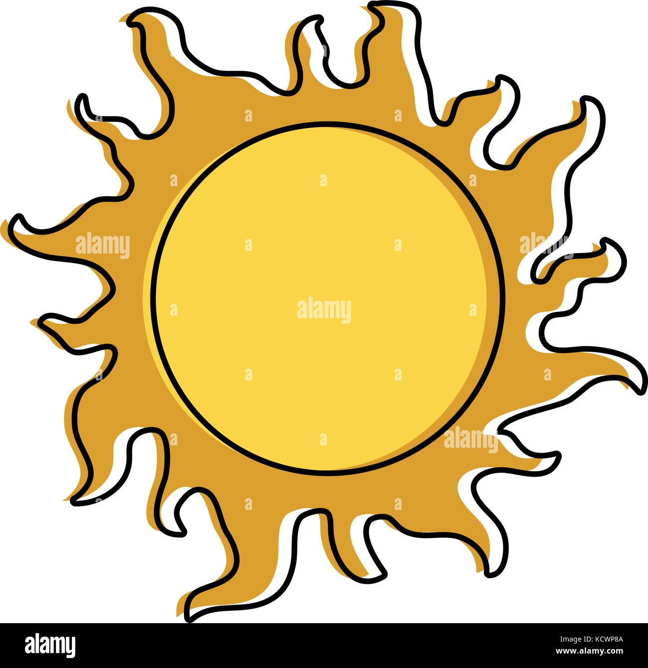 sun cartoon icon image Stock Vector Image & Art - Alamy