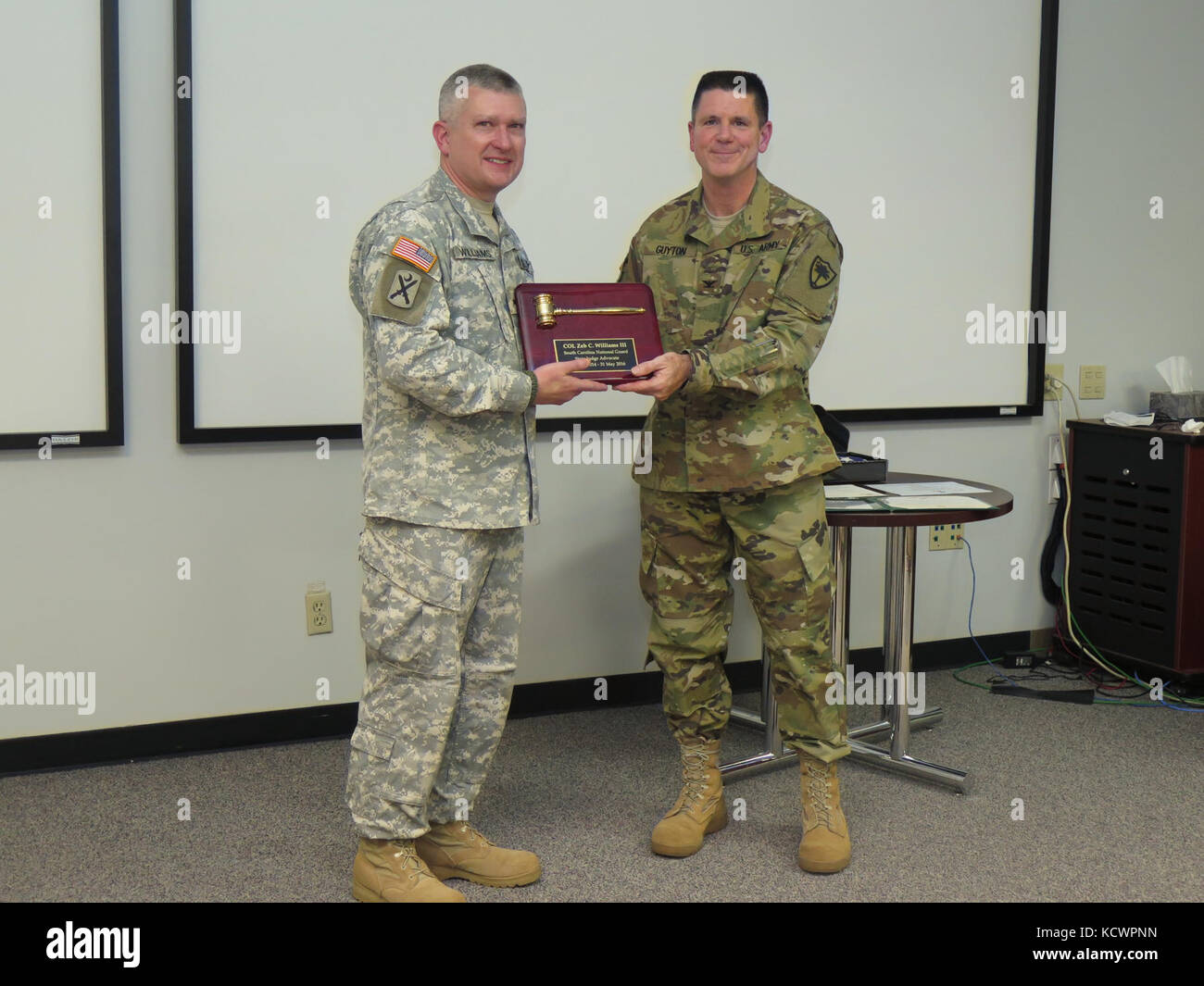 U.S. Army Col. Zeb Willliams, Staff Judge Advocate, South Carolina Army ...