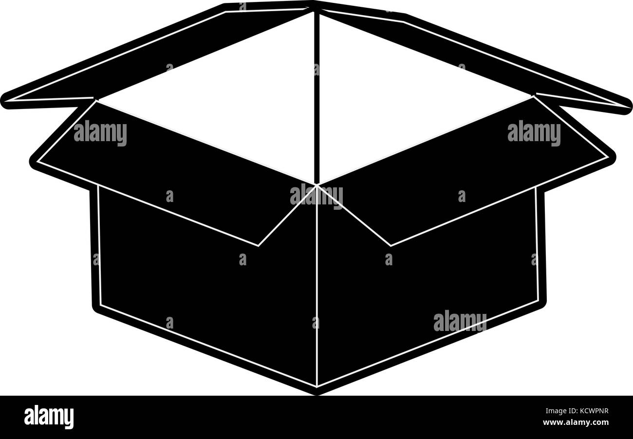 open cardboard box icon image Stock Vector Image & Art - Alamy