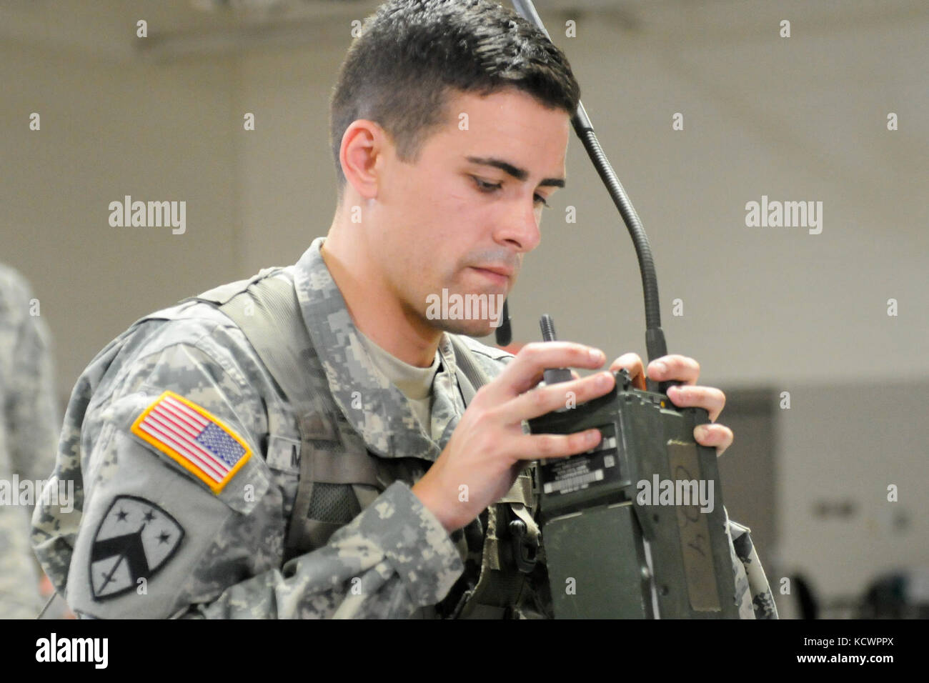 U.S. Army Sgt. Brandon McCarty, 1st Battalion 118th Infantry Regiment ...