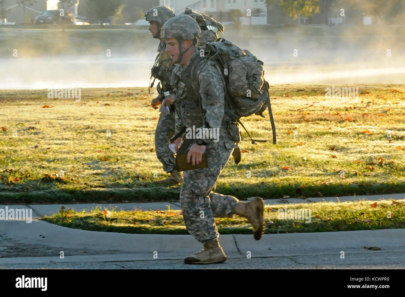 Soldiers from the 1st Battalion 118th Infantry Regiment, 218th Maneuver ...
