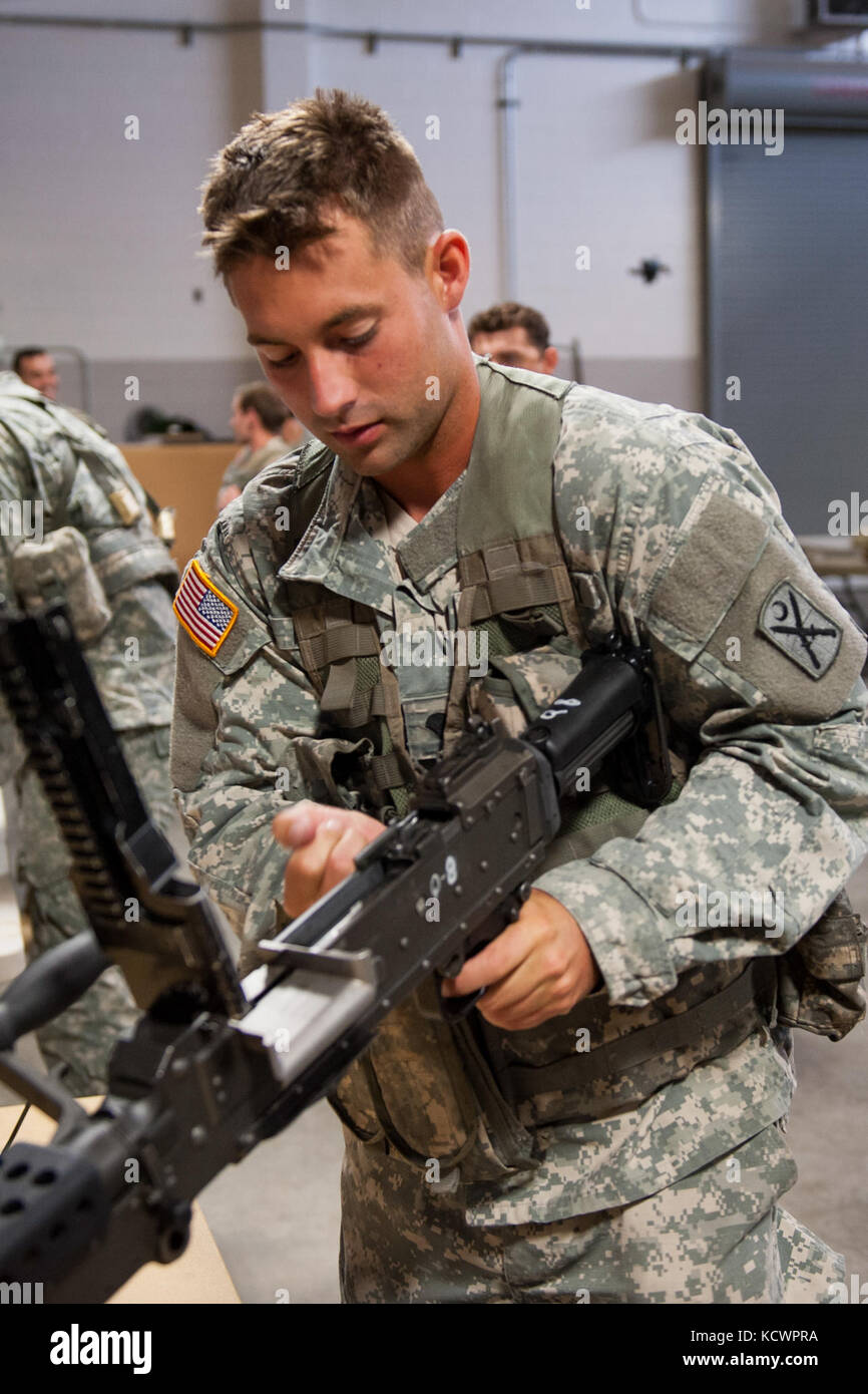 U.S. Army Spc. Jackson Pride, Alpha Co., 1st Battalion, 118th Infantry ...