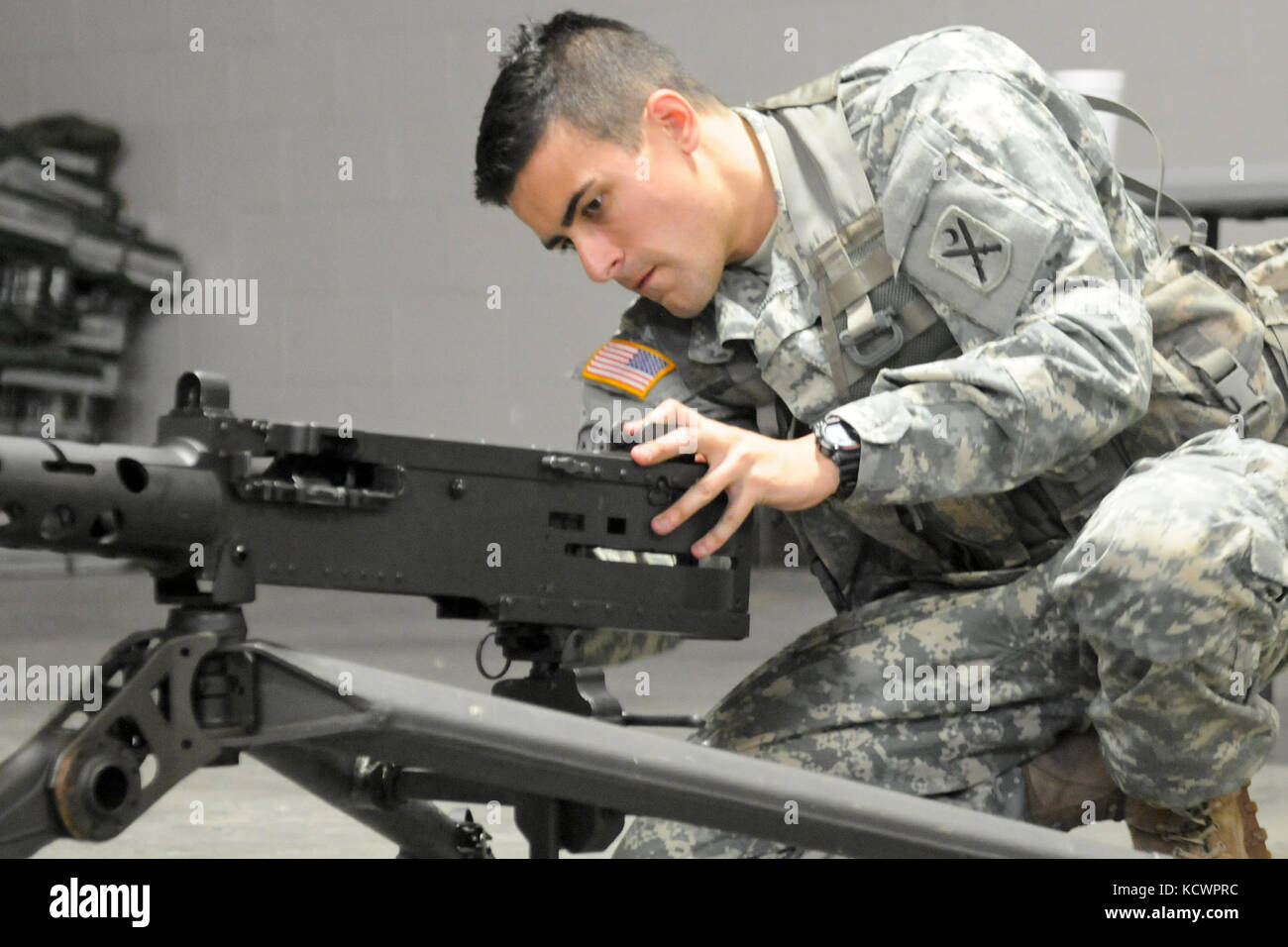 U.S. Army Sgt. Brandon McCarty, 1st Battalion 118th Infantry Regiment ...