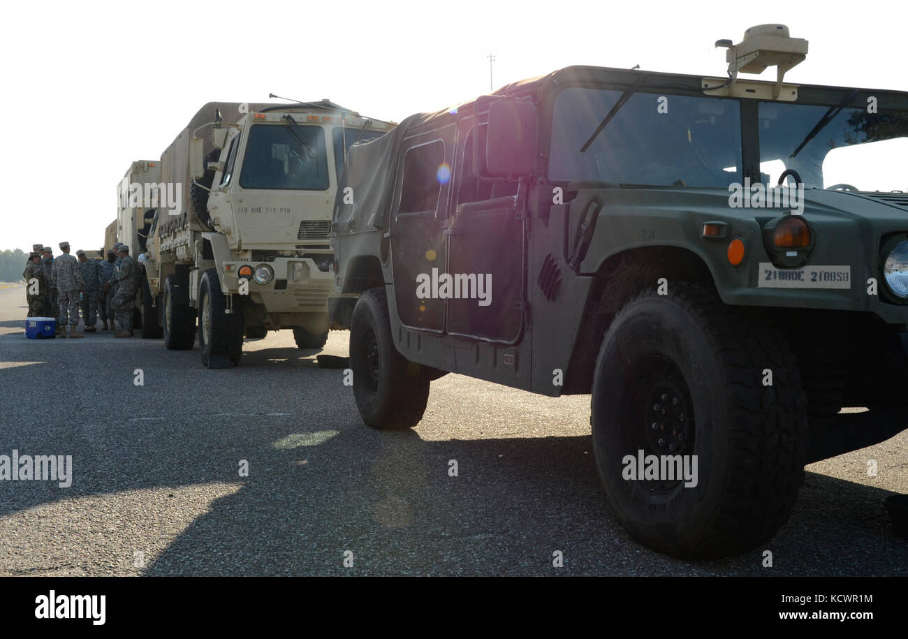 Members of the 218th Brigade Support Battalion, South Carolina National ...
