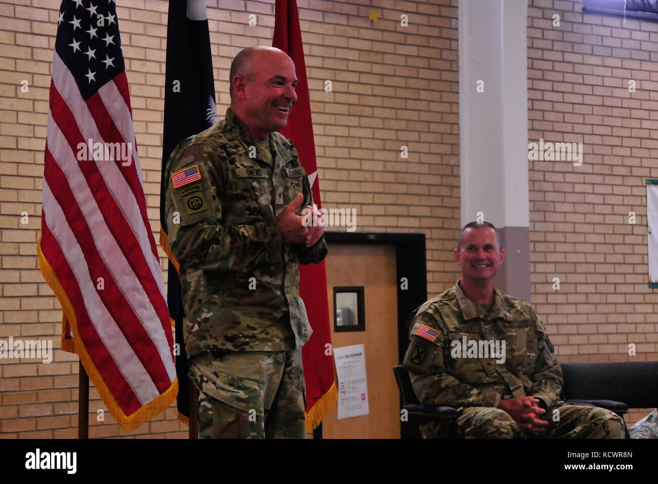 Lt. Col. John C. Ramsey Jr., is promoted to colonel in front of his ...