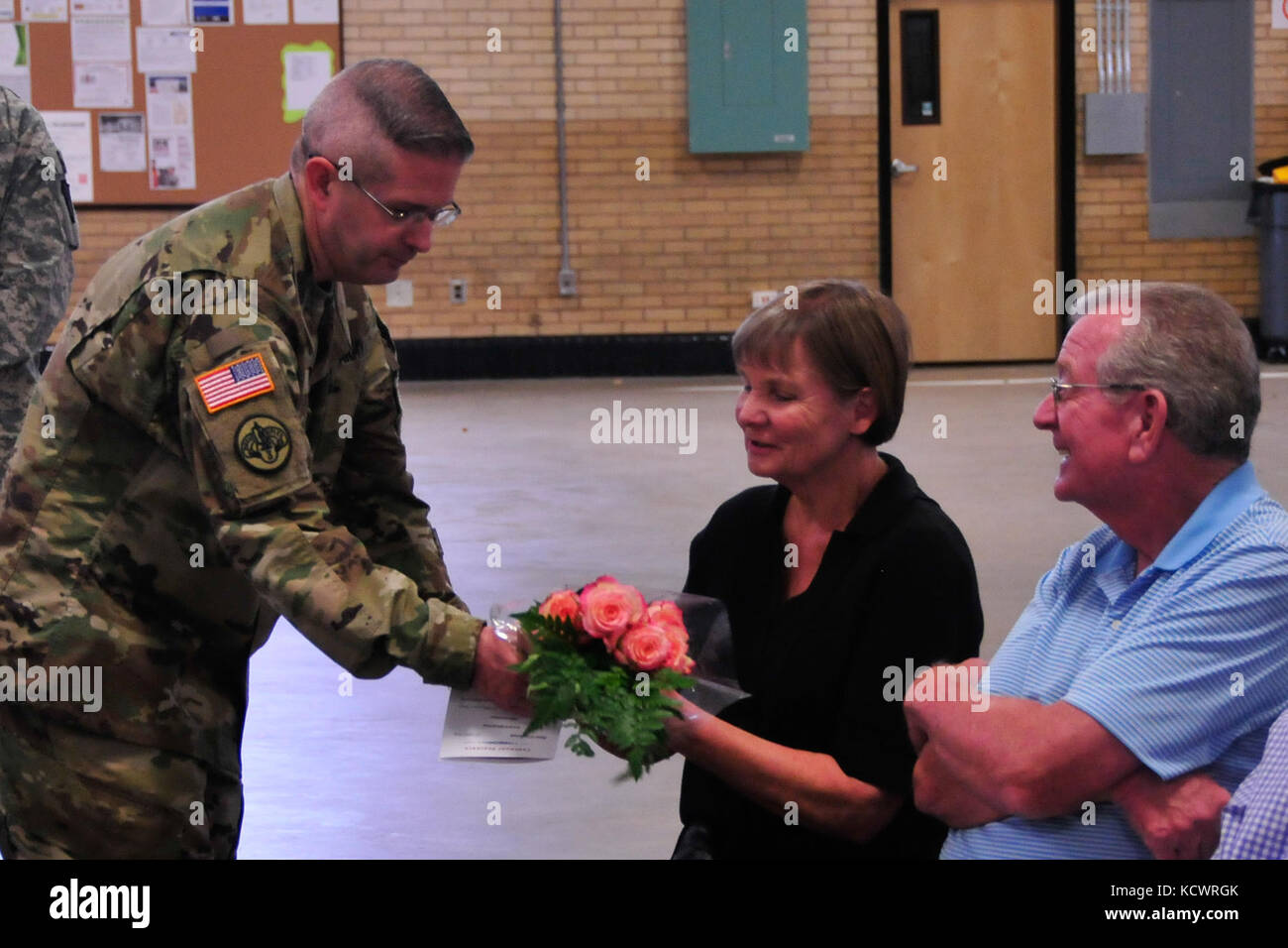 Lt. Col. John C. Ramsey Jr., is promoted to colonel in front of his ...
