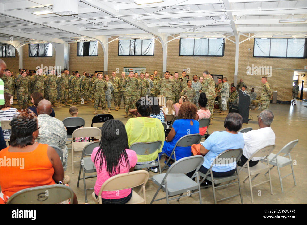 South Carolina Army National Guard Soldiers attend one last drill with ...