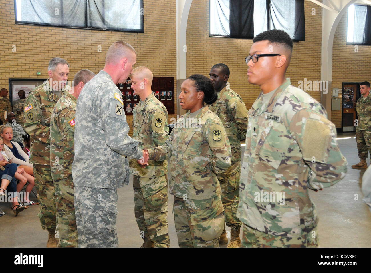 South Carolina Army National Guard Soldiers attend one last drill with ...
