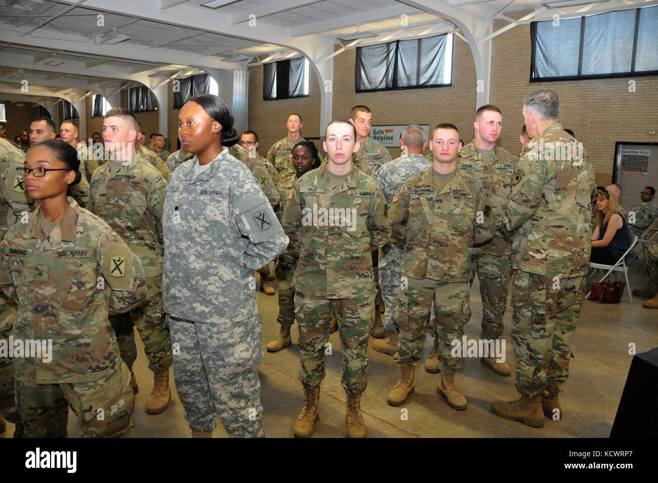 South Carolina Army National Guard Soldiers attend one last drill with ...