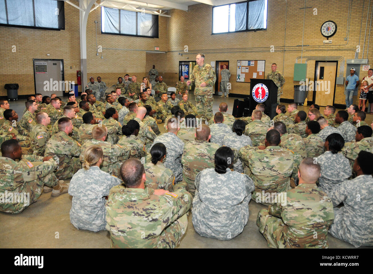 South Carolina Army National Guard Soldiers attend one last drill with ...