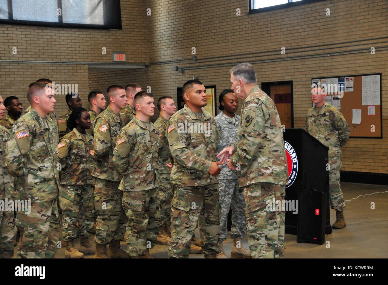 South Carolina Army National Guard Soldiers attend one last drill with ...