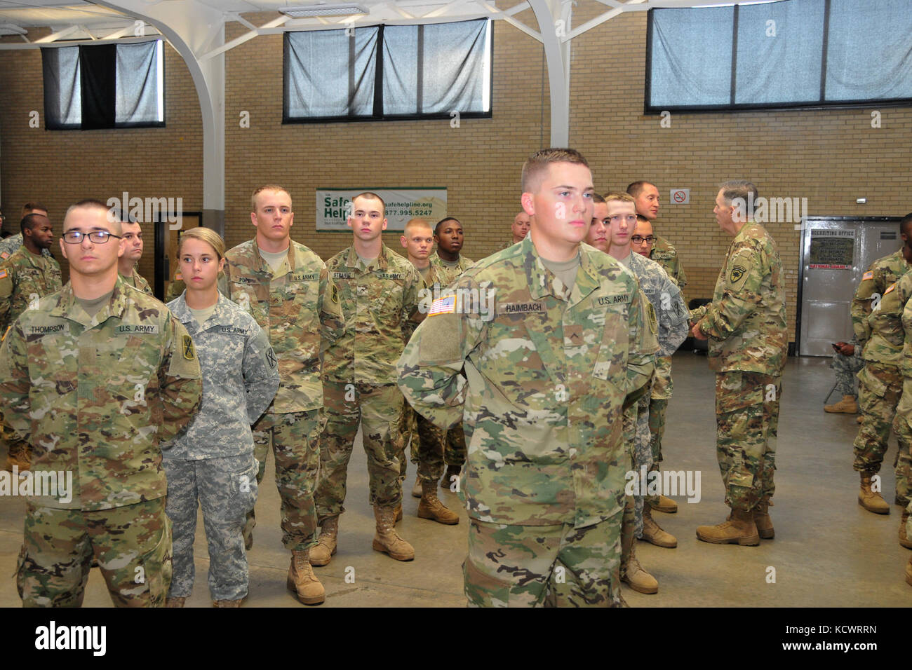 South Carolina Army National Guard Soldiers attend one last drill with ...
