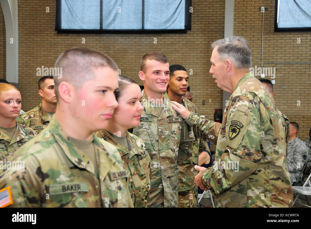 South Carolina Army National Guard Soldiers attend one last drill with ...