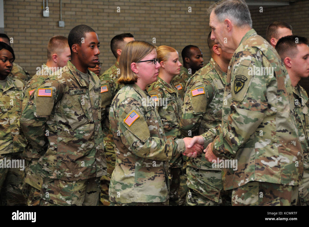 South Carolina Army National Guard Soldiers attend one last drill with ...