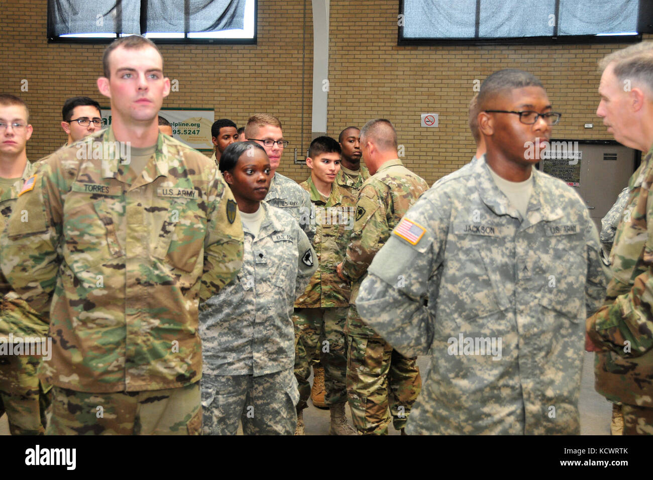 South Carolina Army National Guard Soldiers attend one last drill with ...