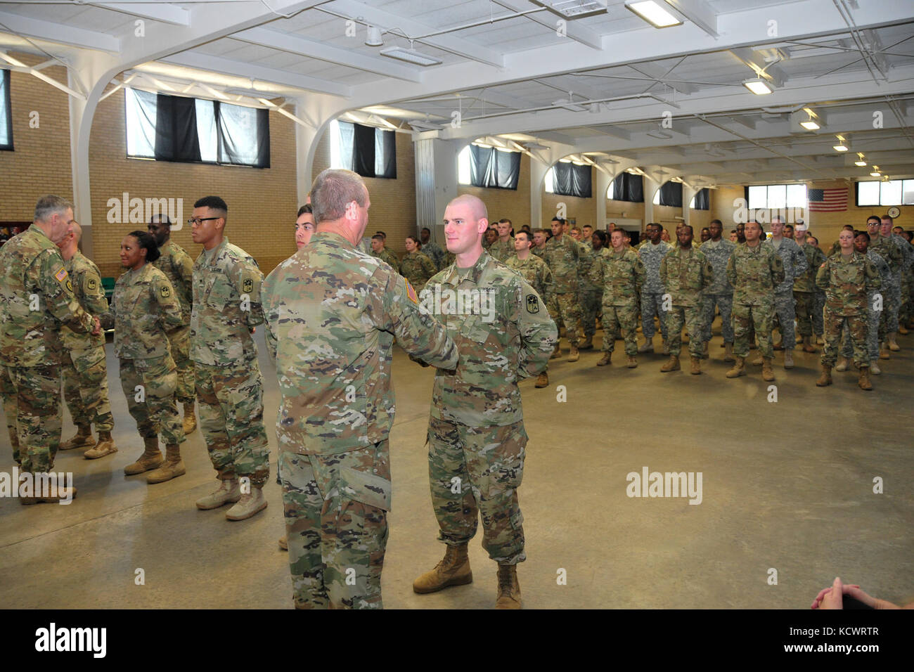 South Carolina Army National Guard Soldiers attend one last drill with ...