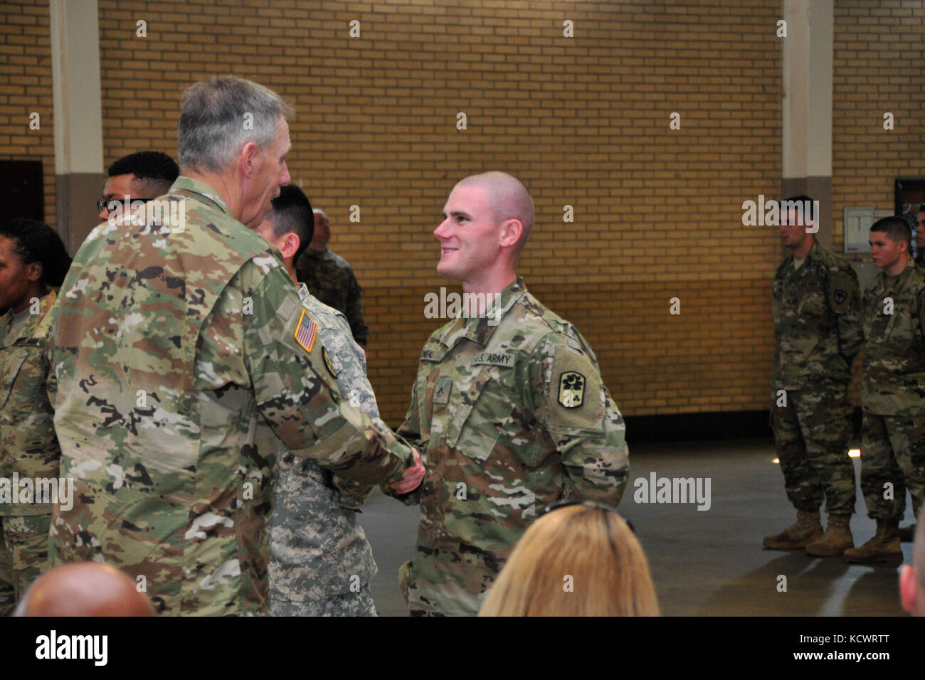 South Carolina Army National Guard Soldiers attend one last drill with ...