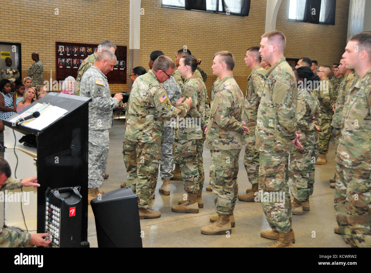 South Carolina Army National Guard Soldiers attend one last drill with ...