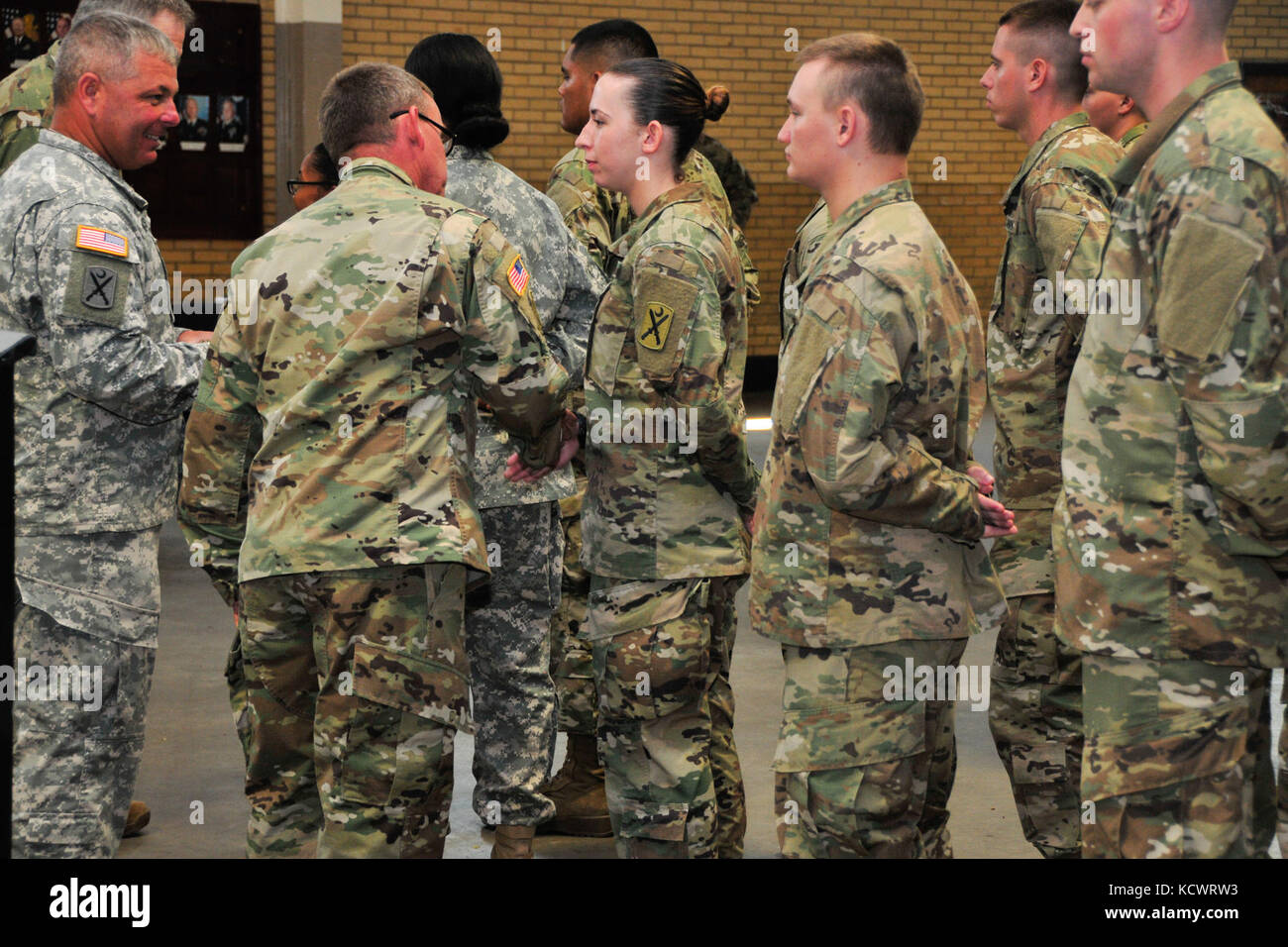 South Carolina Army National Guard Soldiers attend one last drill with ...