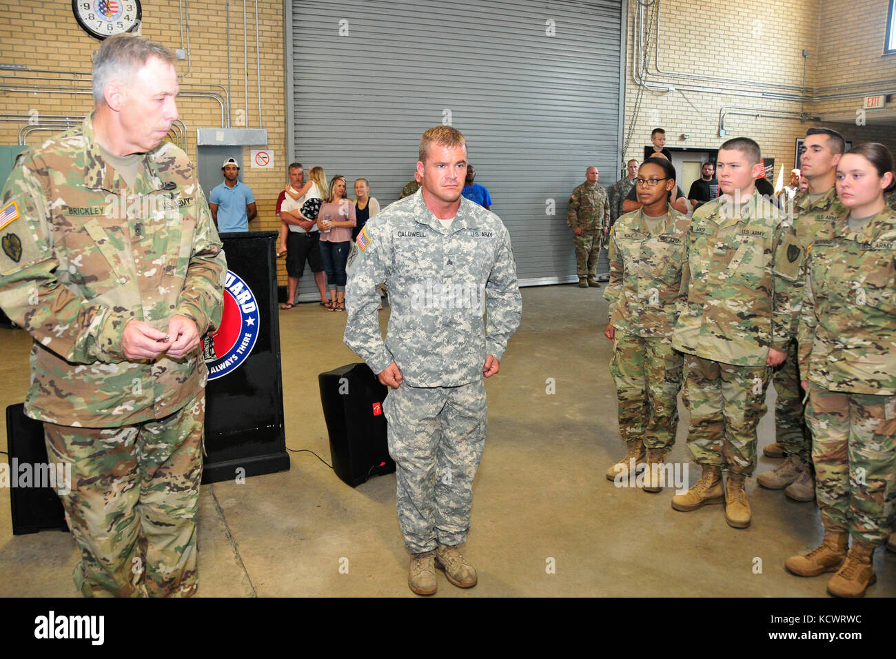 South Carolina Army National Guard Soldiers attend one last drill with ...