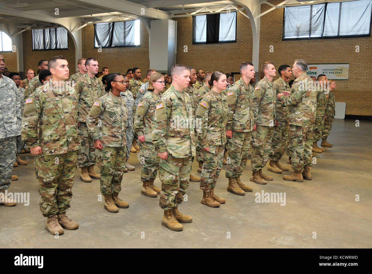 South Carolina Army National Guard Soldiers attend one last drill with ...