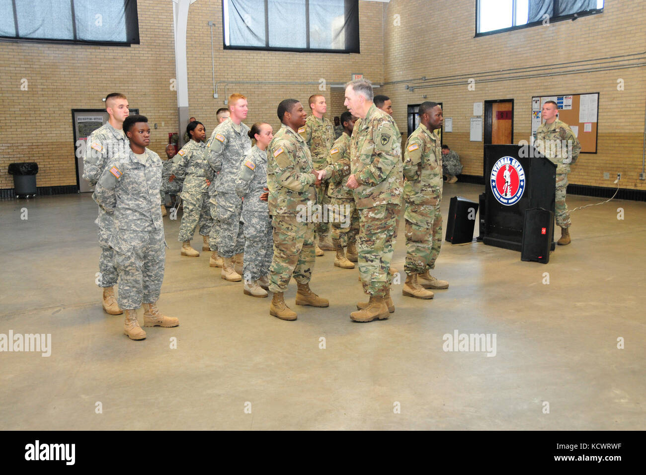 South Carolina Army National Guard Soldiers attend one last drill with ...