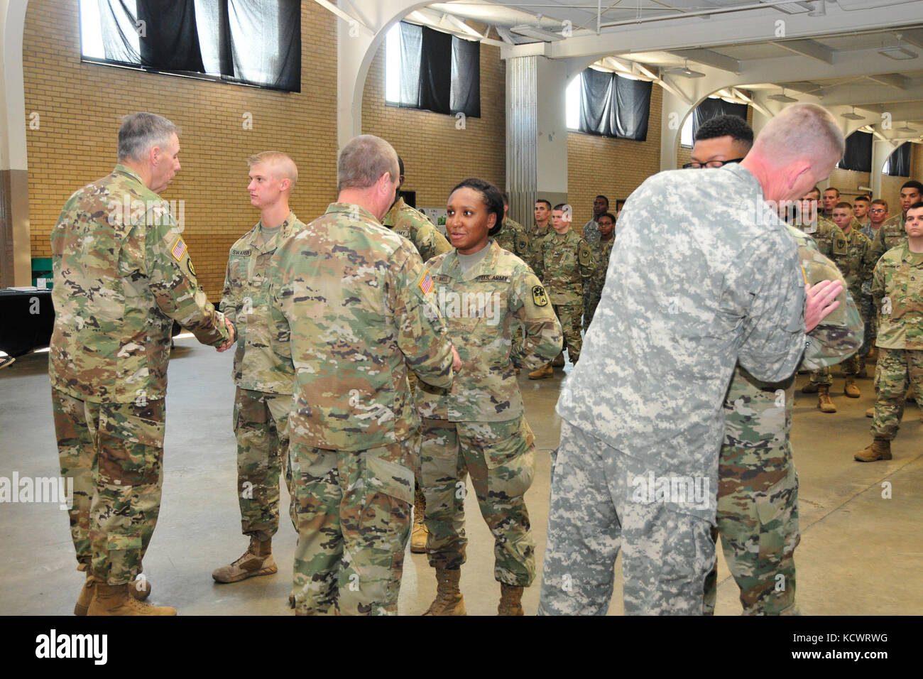 South Carolina Army National Guard Soldiers attend one last drill with ...
