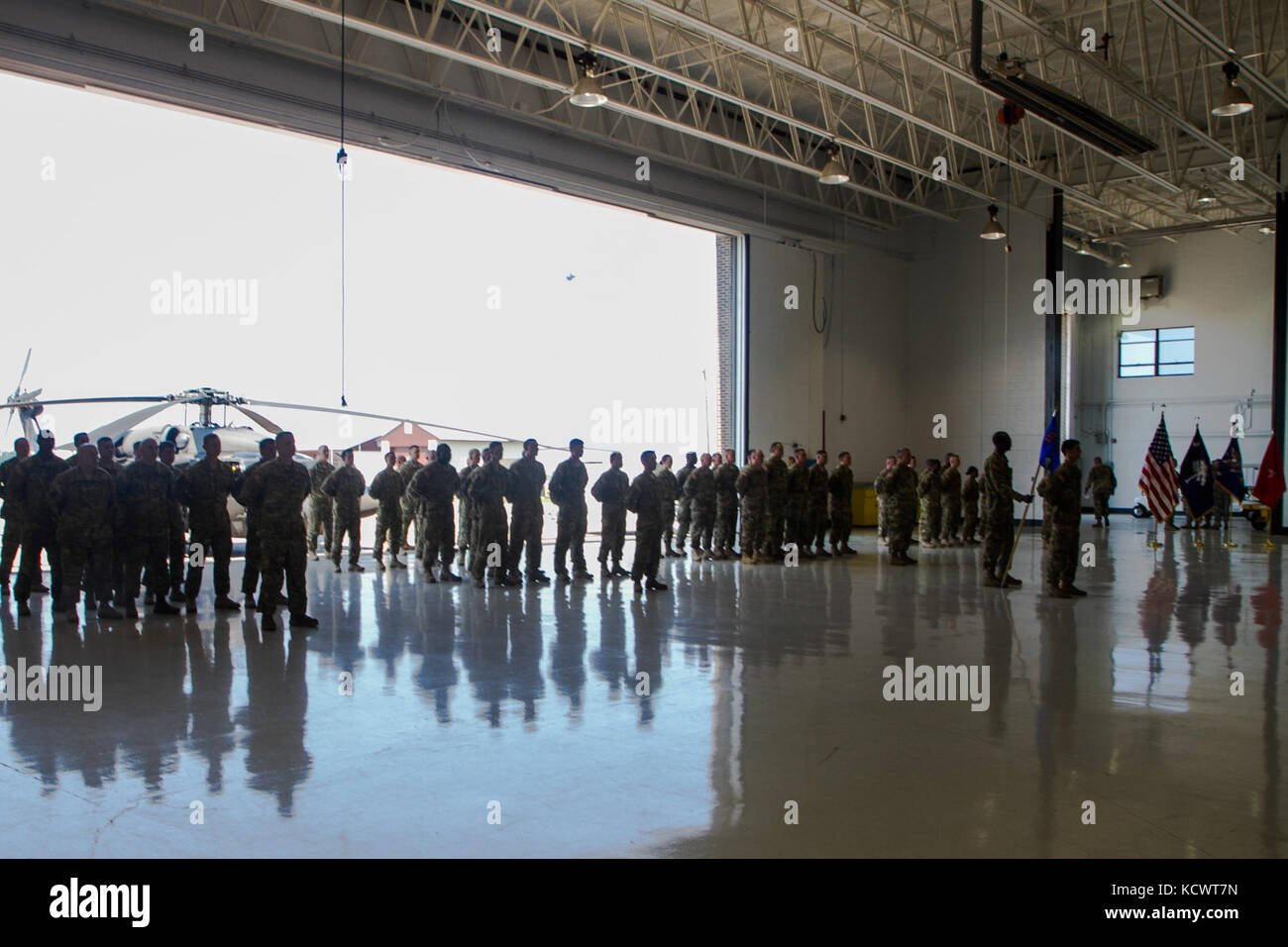 U.S. Army Soldiers of A-Company, 1-111th General Support Aviation ...