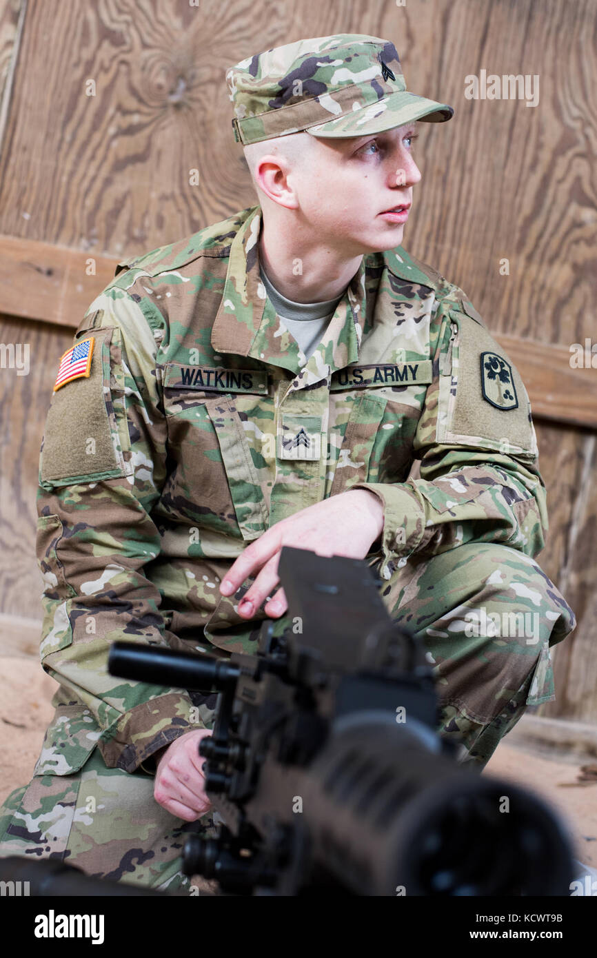 U.S. Army Sgt. Tyler Watkins, 263rd Army Air and Missile Defense ...