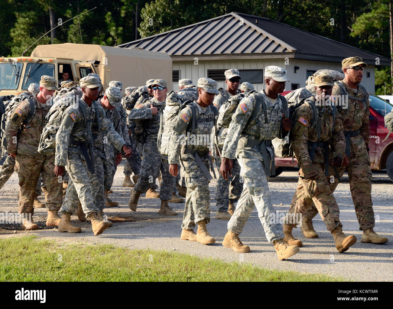 Engineer Soldiers from engineer units throughout the South Carolina ...