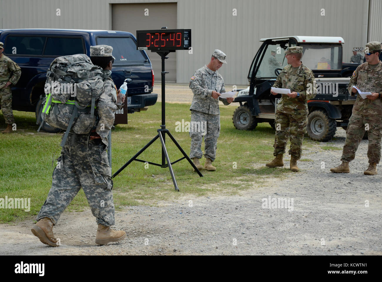Engineer Soldiers from engineer units throughout the South Carolina ...