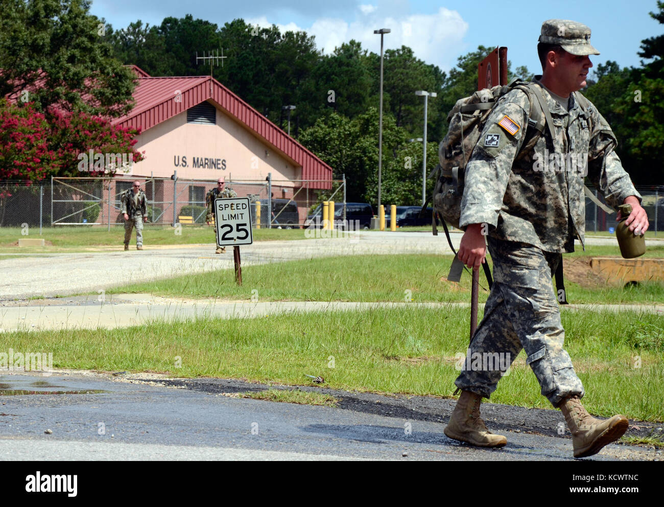 Engineer Soldiers from engineer units throughout the South Carolina ...