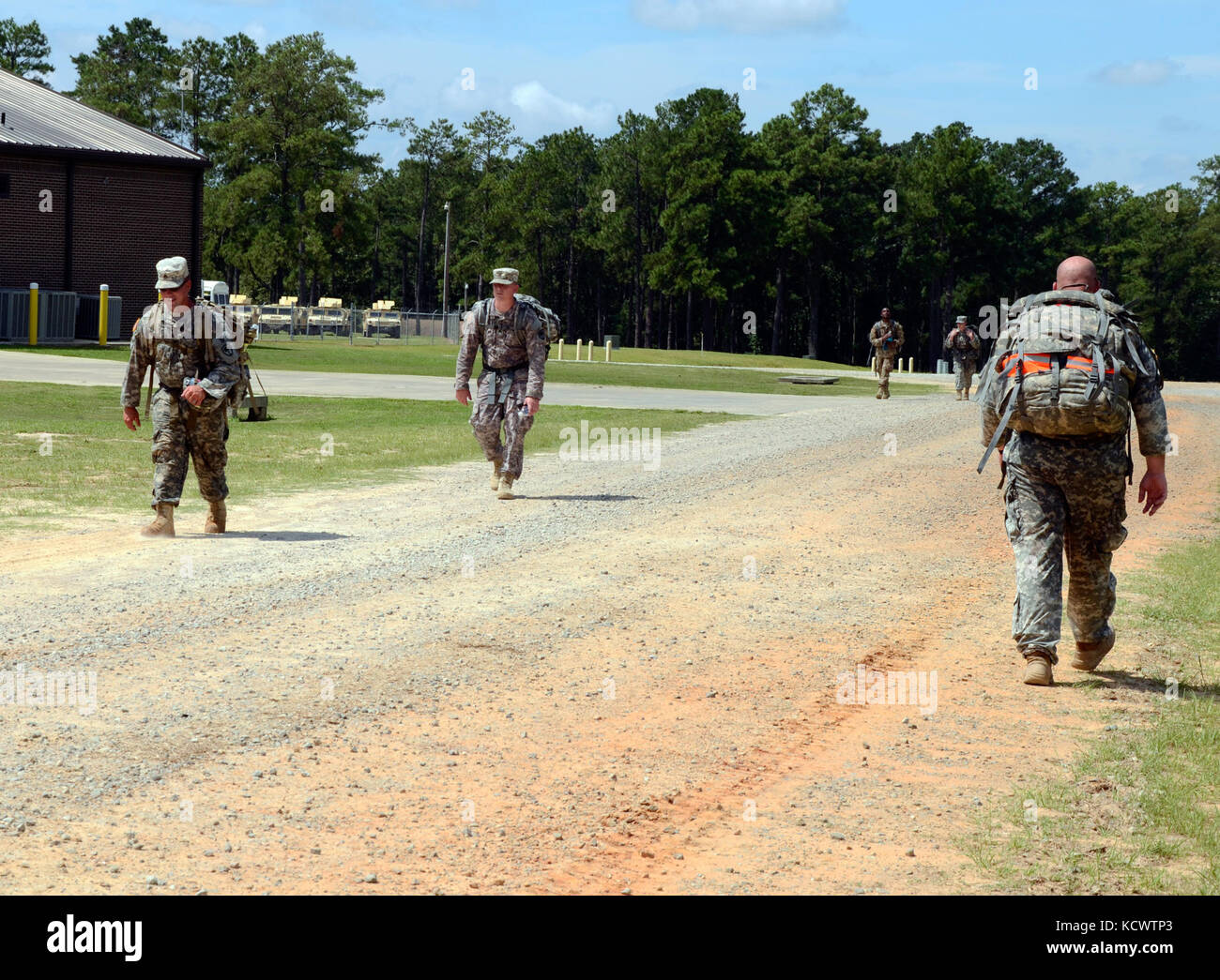 Engineer Soldiers from engineer units throughout the South Carolina ...