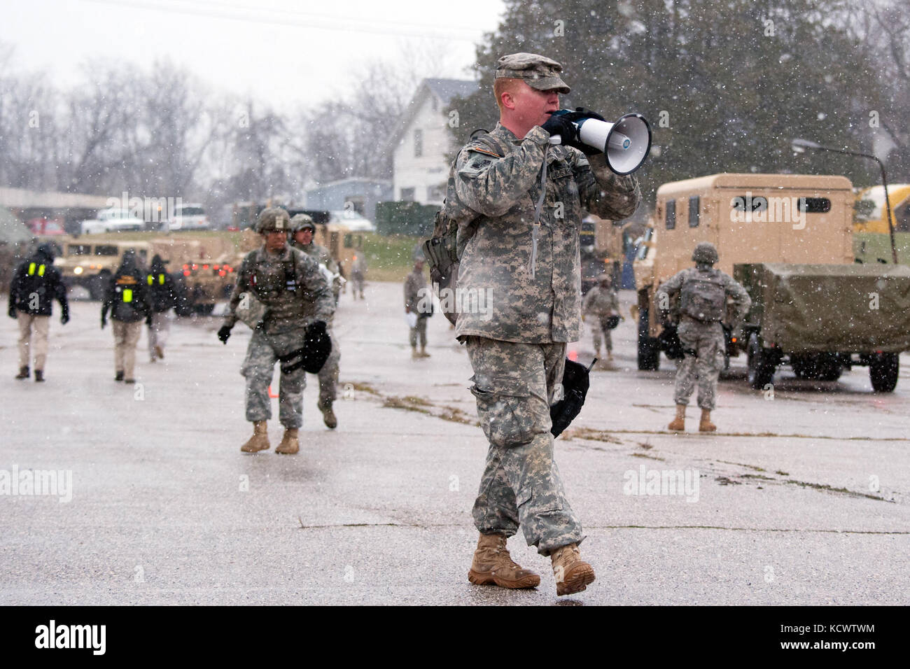 U.S. Soldiers assigned to the 251st Area Support Medical Company, South ...