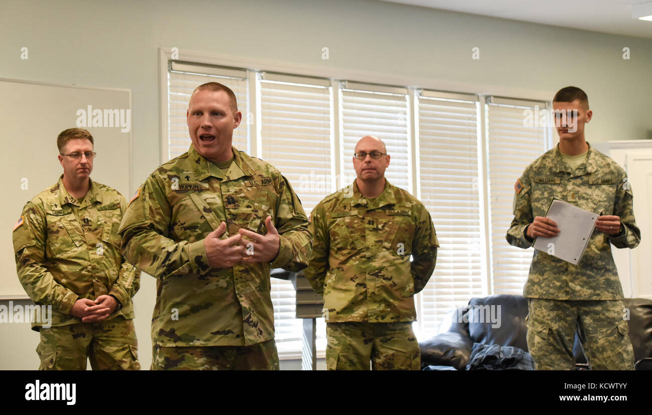 Chaplain (Capt) Brian Hopkins, 2-263rd Air Defense Artillery Regiment ...