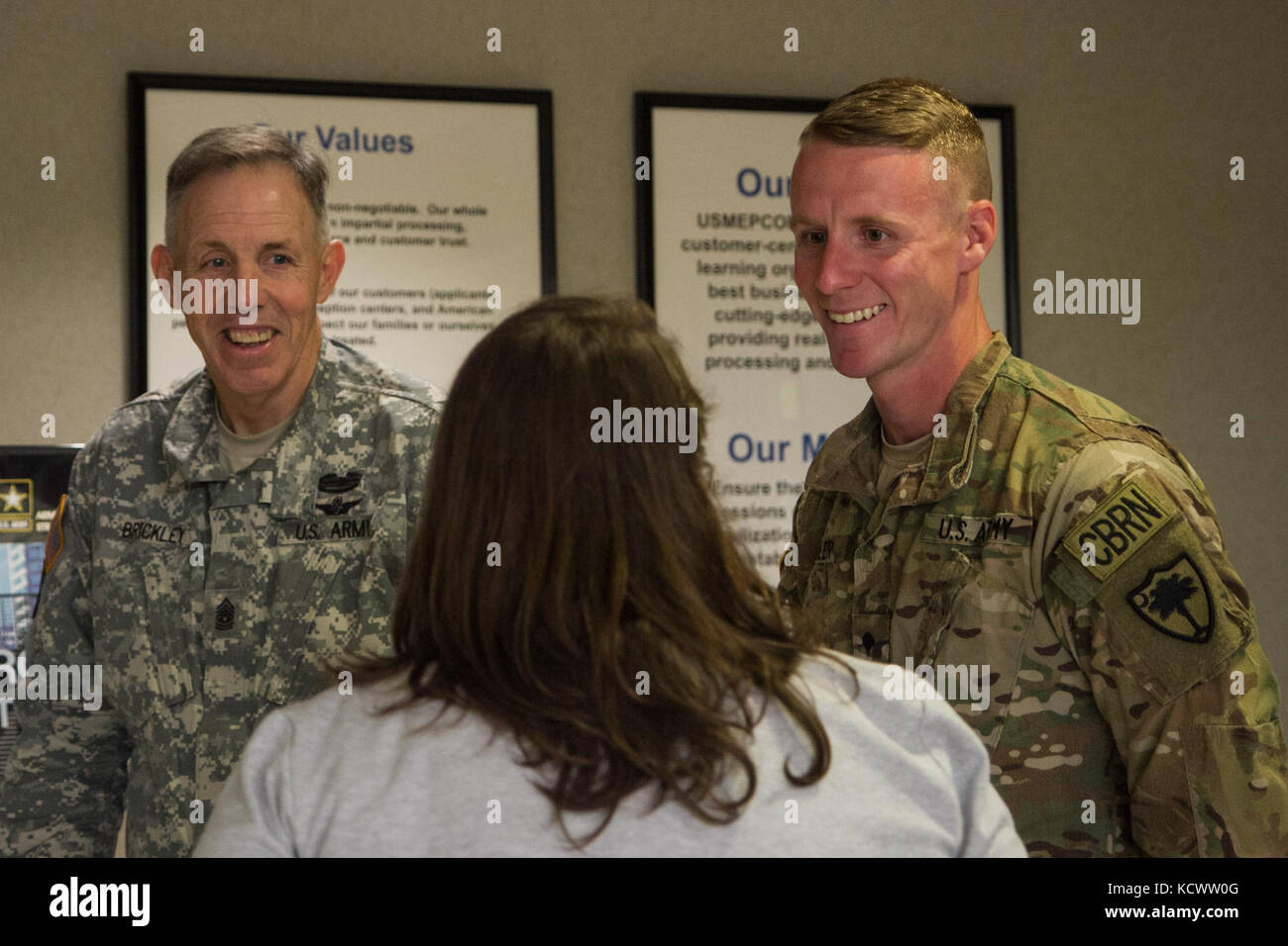 U.S. Army Command Sergeant Major Robert H. Brickley, state command ...
