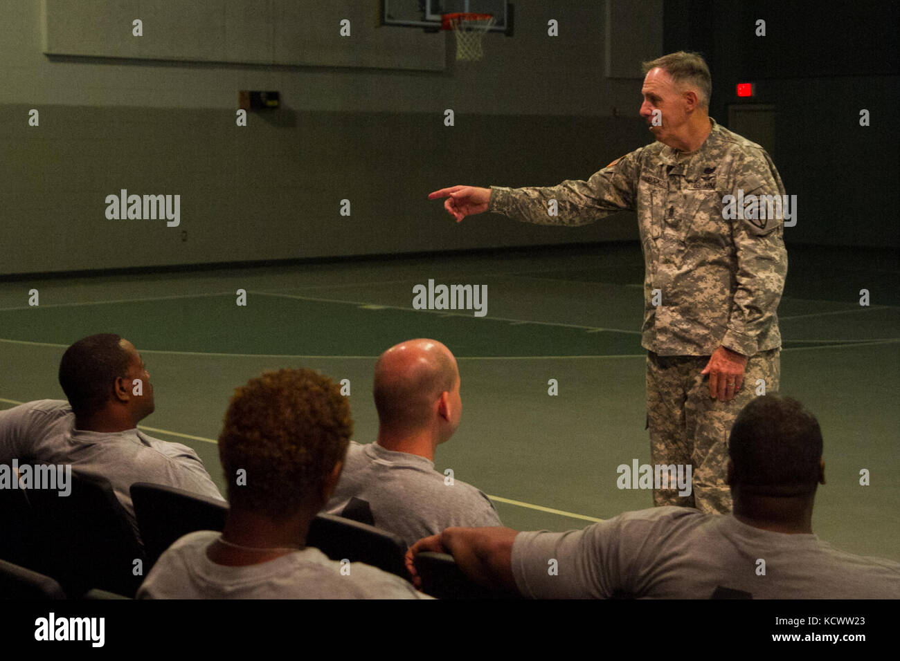 U.S. Army Command Sergeant Major Robert H. Brickley, state command ...