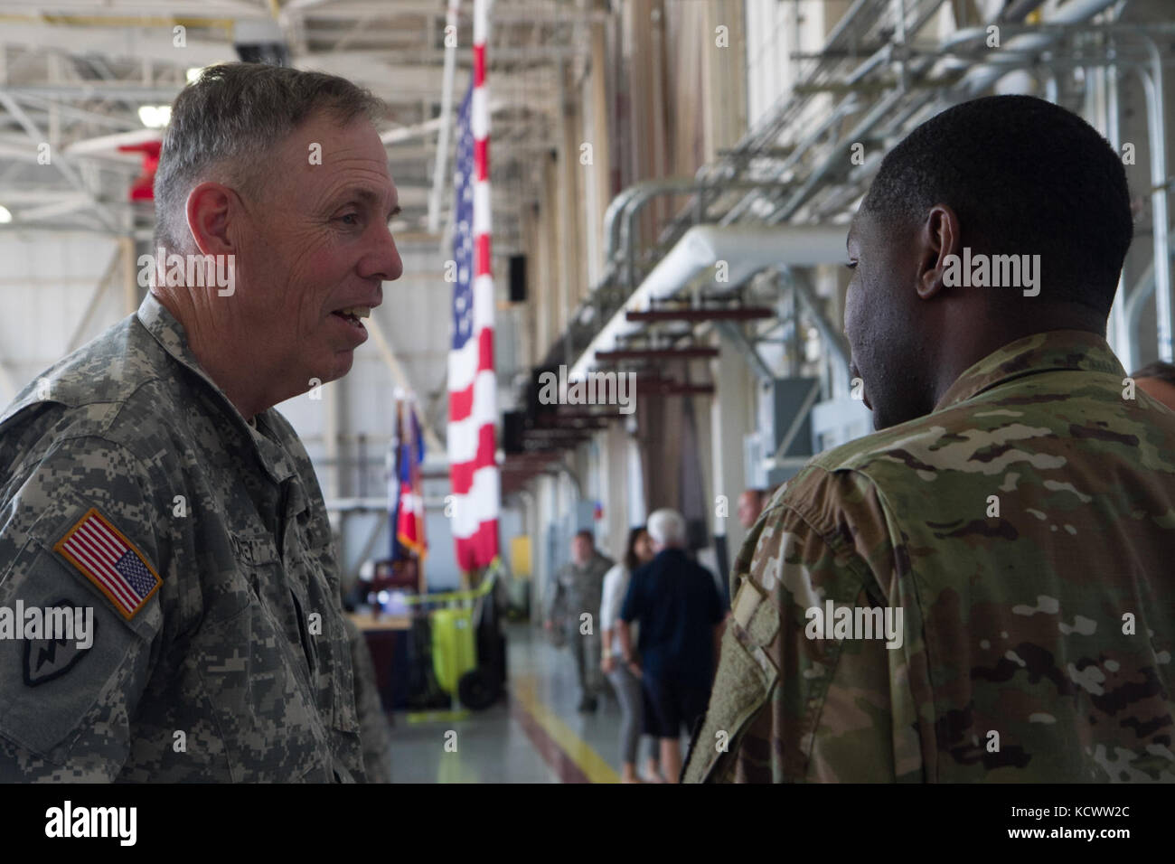 U.S. Army Command Sergeant Major Robert H. Brickley, state command sergeant major, South ...